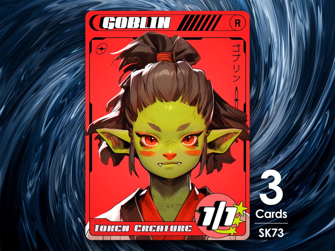 3x Goblin Token for MTG - Street Clans by Alfie SK73 - Etsy