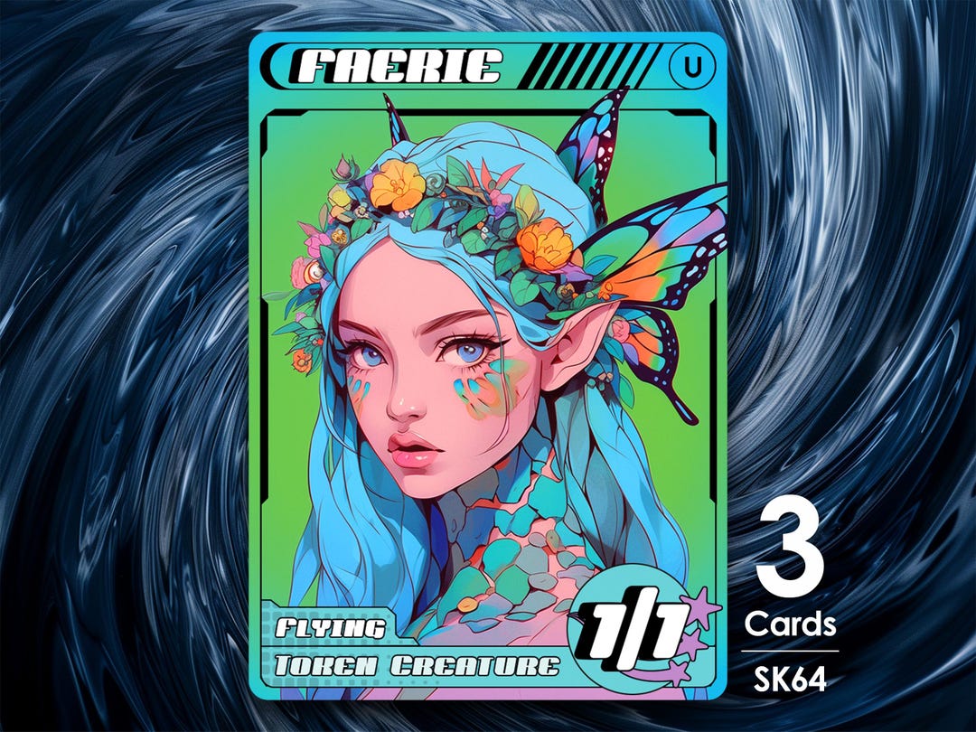 3x Faerie Token for MTG - Street Clans by Alfie SK64 - Etsy