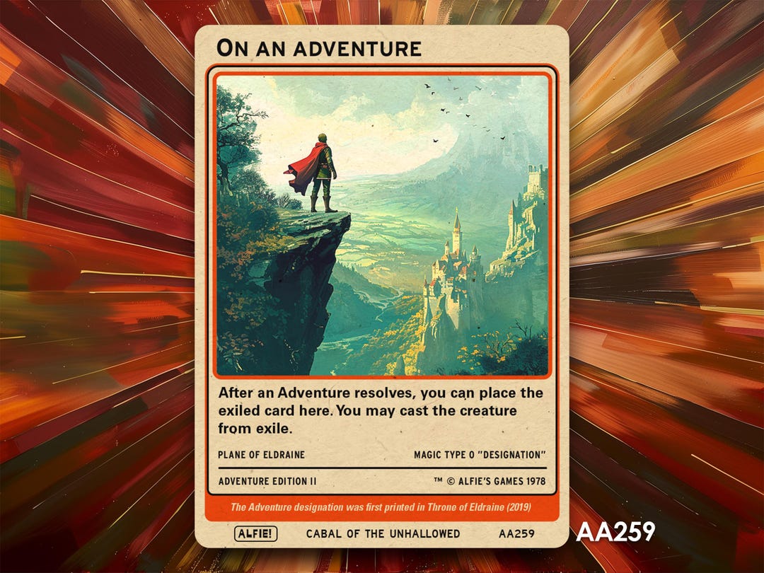 On an Adventure Token - Alfie's Adventure by Alfie AA259 - Etsy