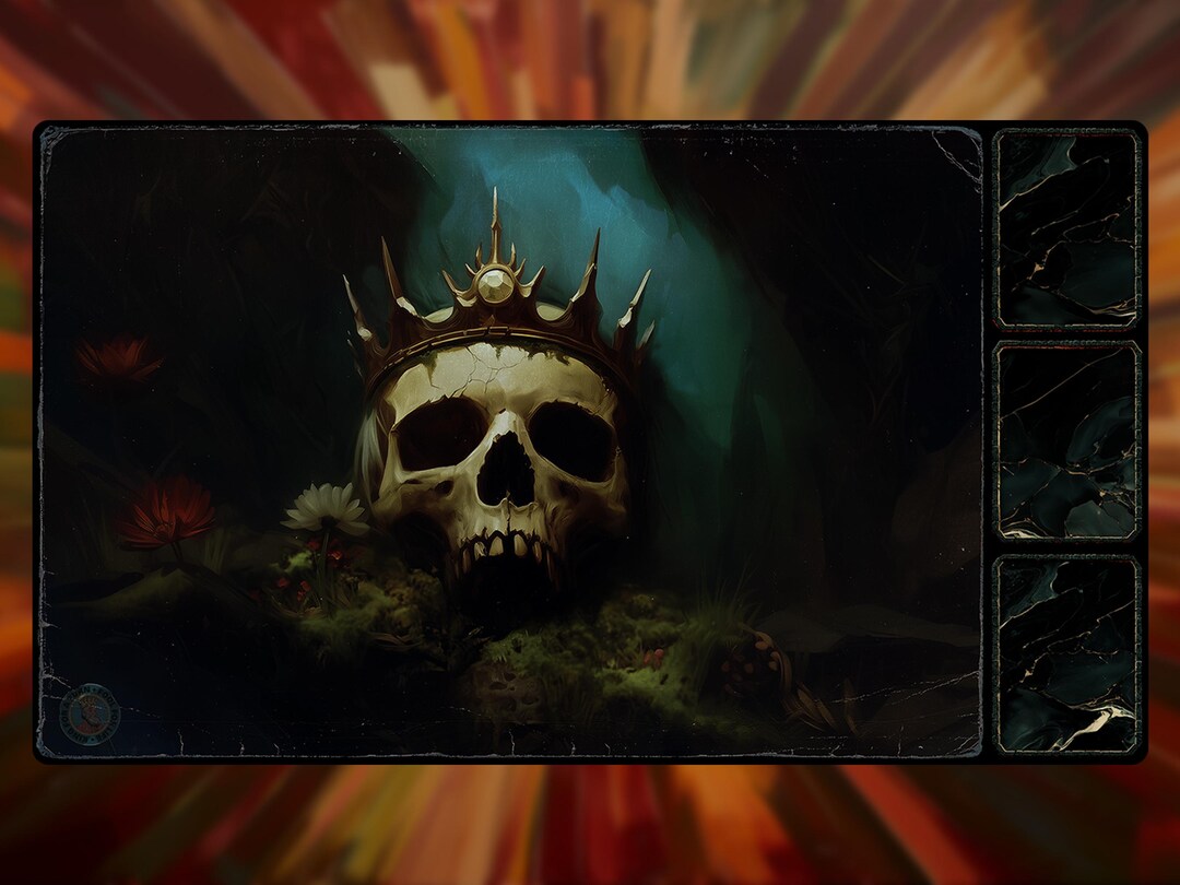 Oldschool Magic Playmat Monarch Custom Art Compatible With Magic the ...