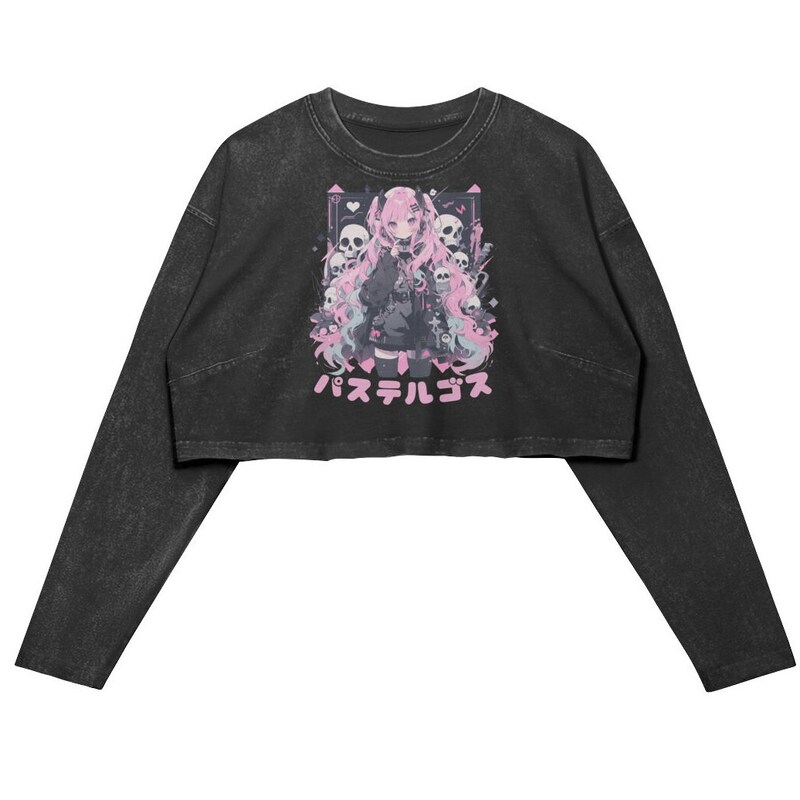 Anime Girl Crop Top - Etsy