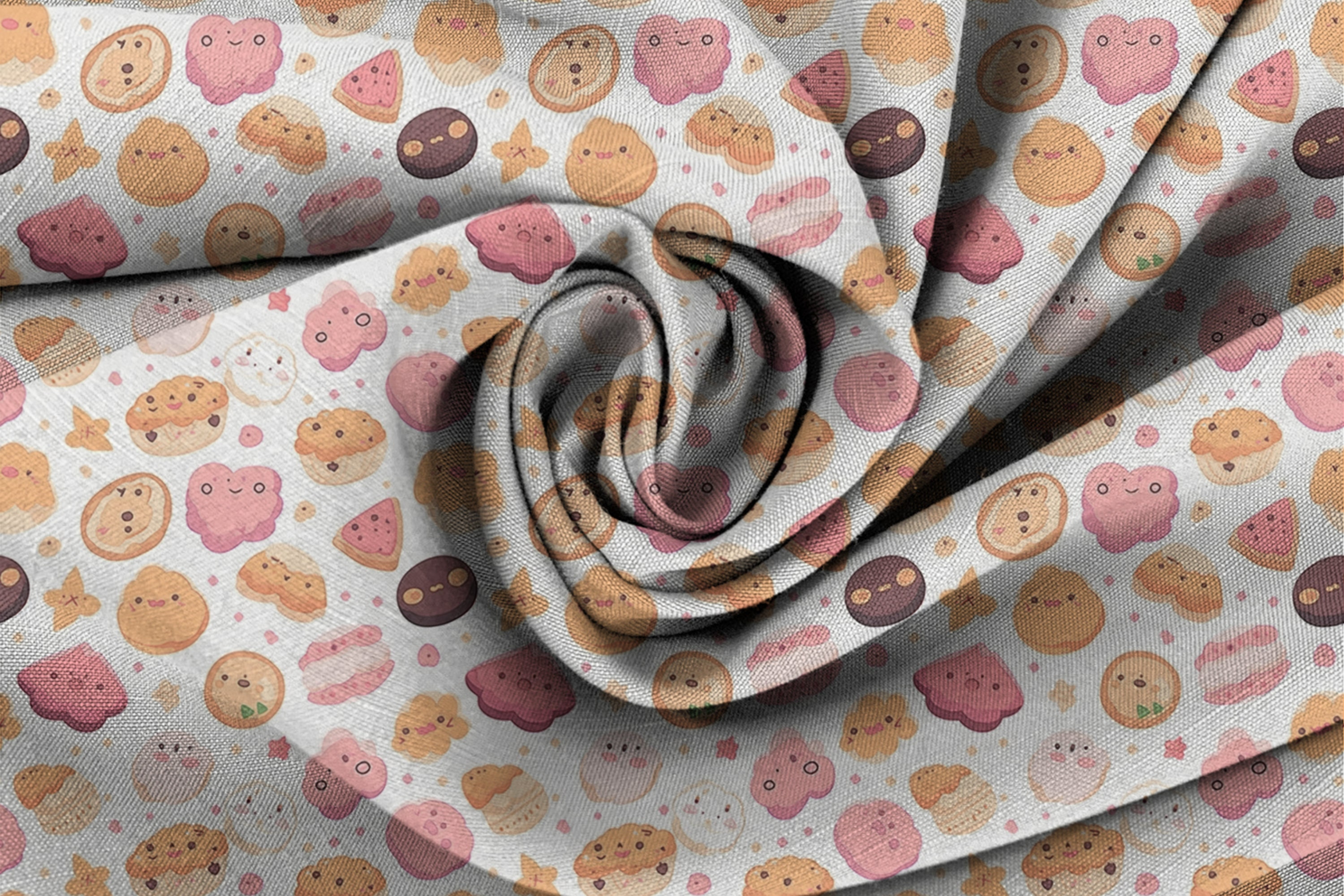 Cute Desserts Digital Paper, Cute Seamless Pattern, Cute Dessert ...