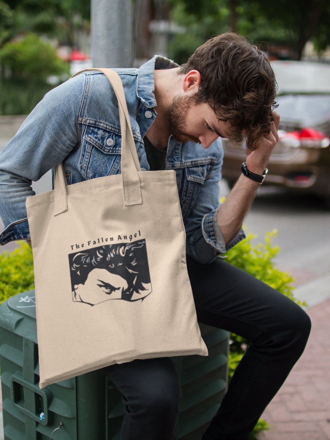 The Fallen Angel Cotton Canvas Tote Bag , Alexandre Cabanel , Lucifer ...