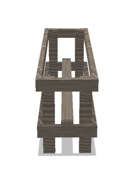 Plant Rack Stand Plans for 4 Five Gallon Bucket Gardens - Etsy