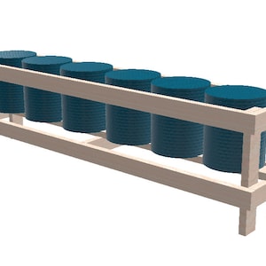 5 Gallon Bucket Planter Rack for 6 Buckets - Etsy