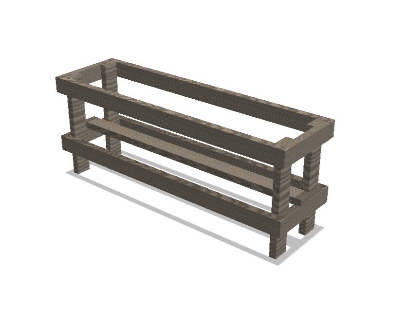 Plant Rack Stand Plans for 4 Five Gallon Bucket Gardens - Etsy