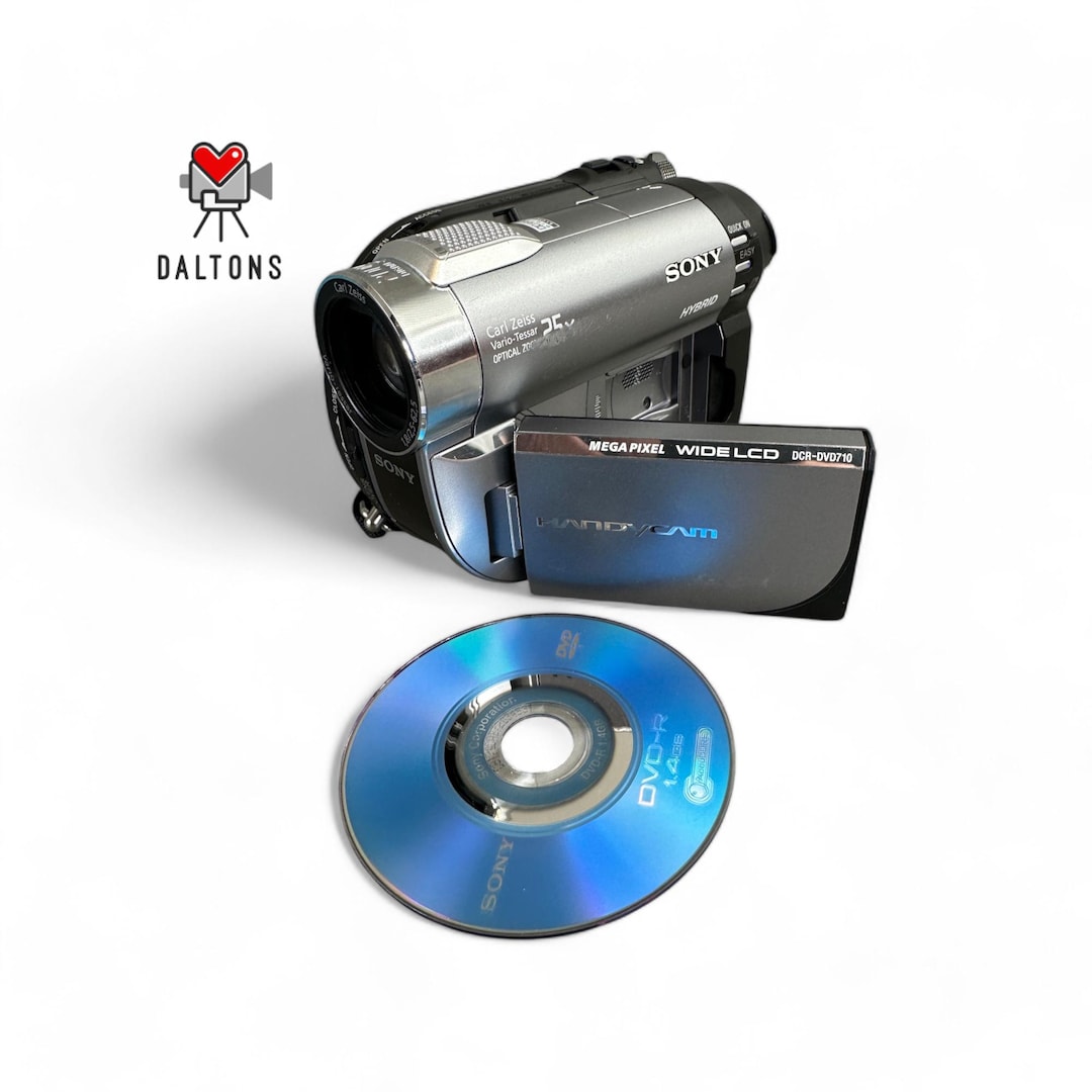 Sony Handycam DCR-DVD710 Mini DVD Disc Camcorder Hybrid New Battery ...