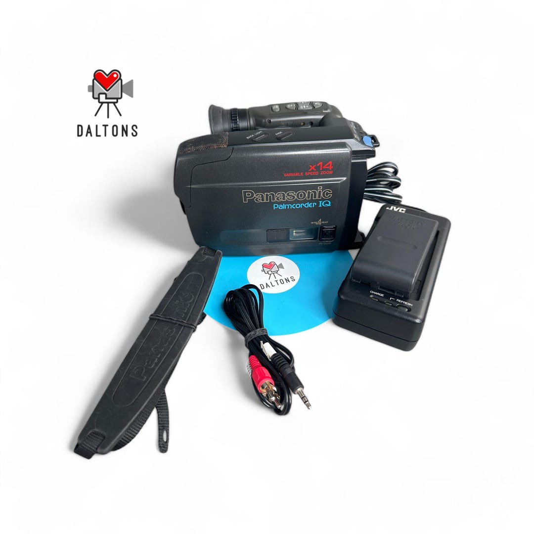 Panasonic VHS-C Camcorder Palmcorder IQ | Bundle With New Battery ...