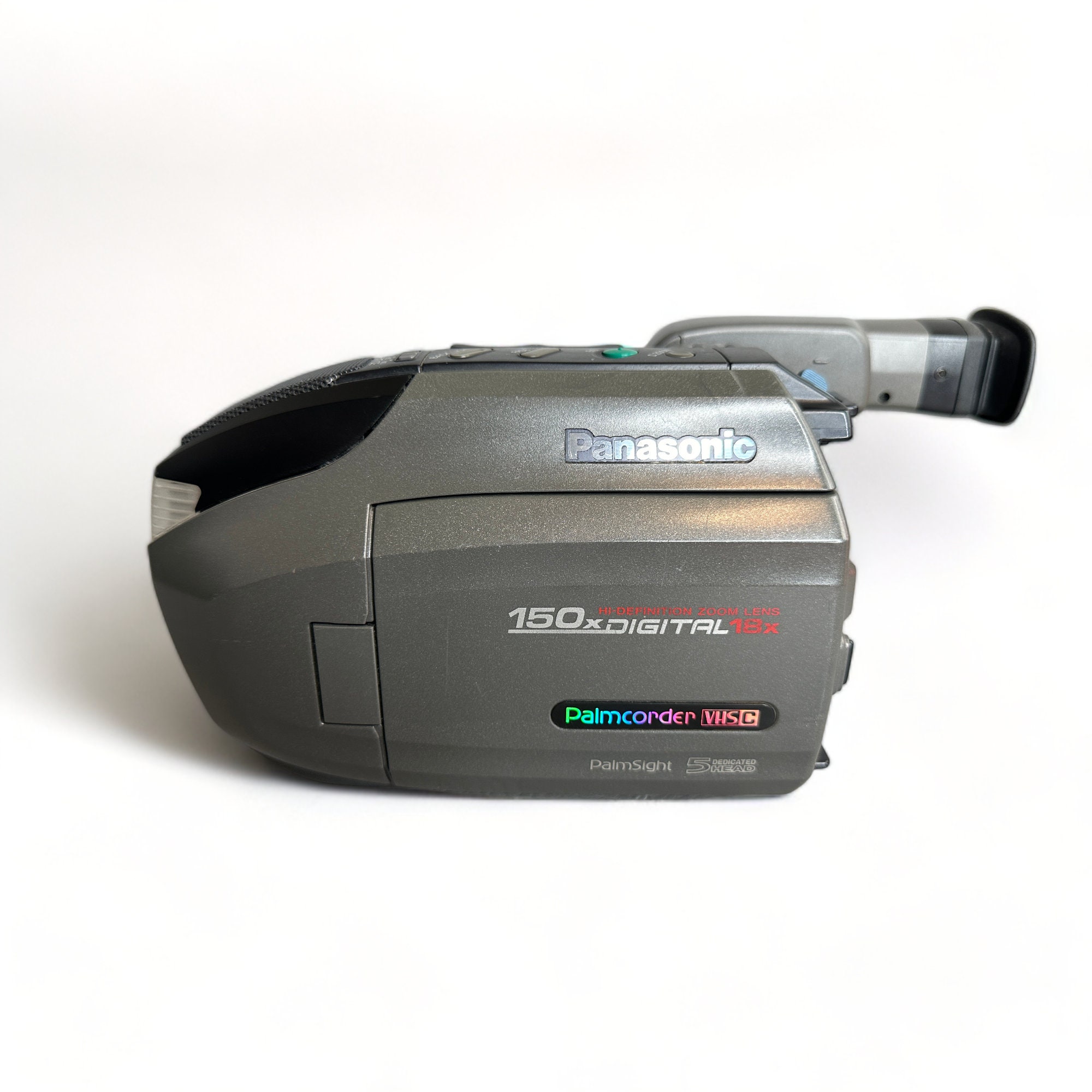 Panasonic VHS-C Camcorder PV-L680D Palmcorder Bundle Case, New Battery ...