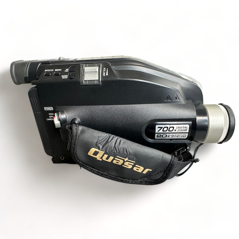 Quasar Panasonic VHS-C Camcorder Bundle With New Battery Case Cables ...