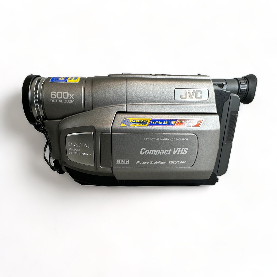 JVC VHS-C Camcorder Bundle With New Battery + Case Cables Tested and ...