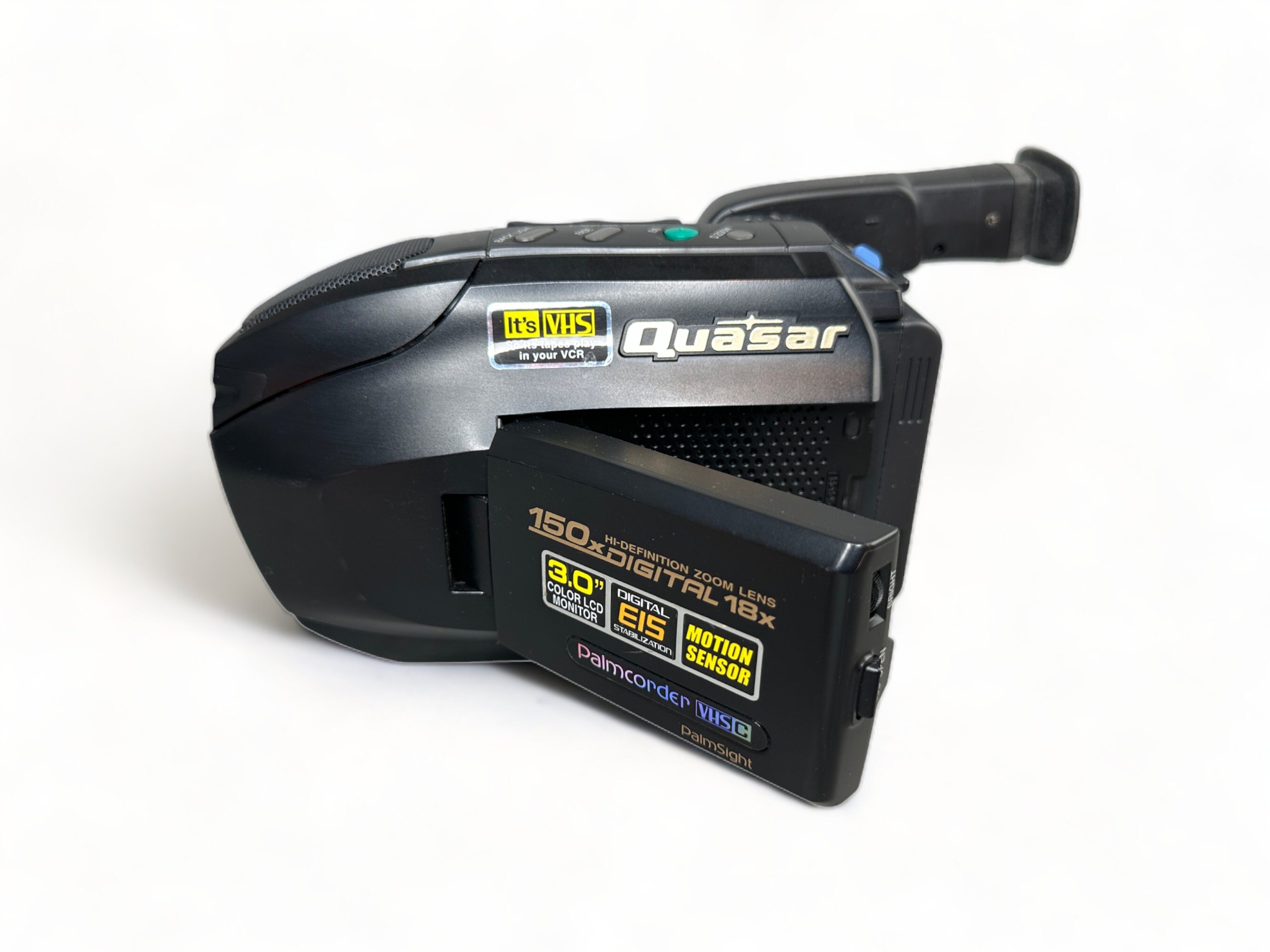 Quasar Panasonic VHS-C Camcorder Bundle With New Battery Case Cables - Etsy