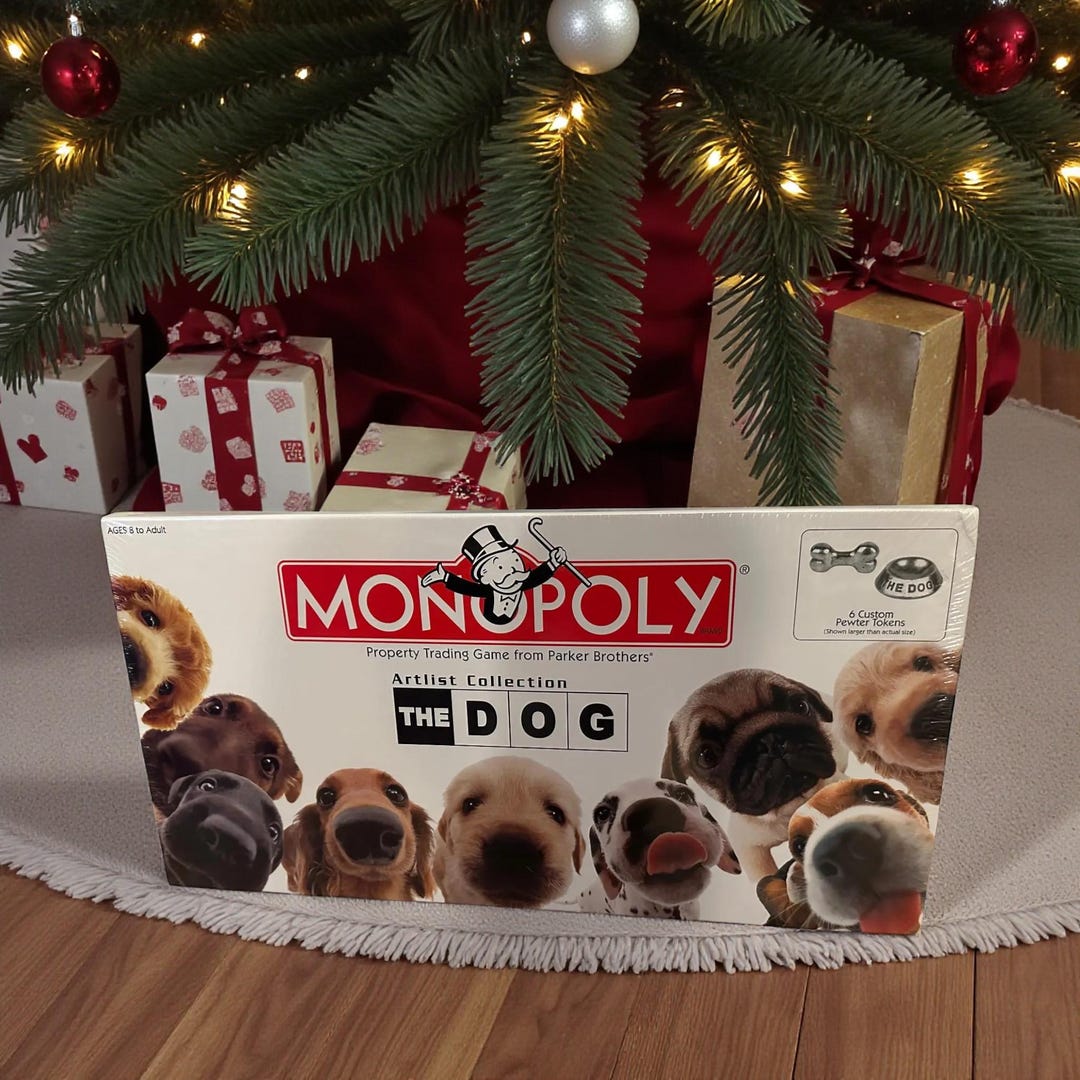 Monopoly THE DOG Artist Collection Board Game 2003 New Vintage Sealed ...