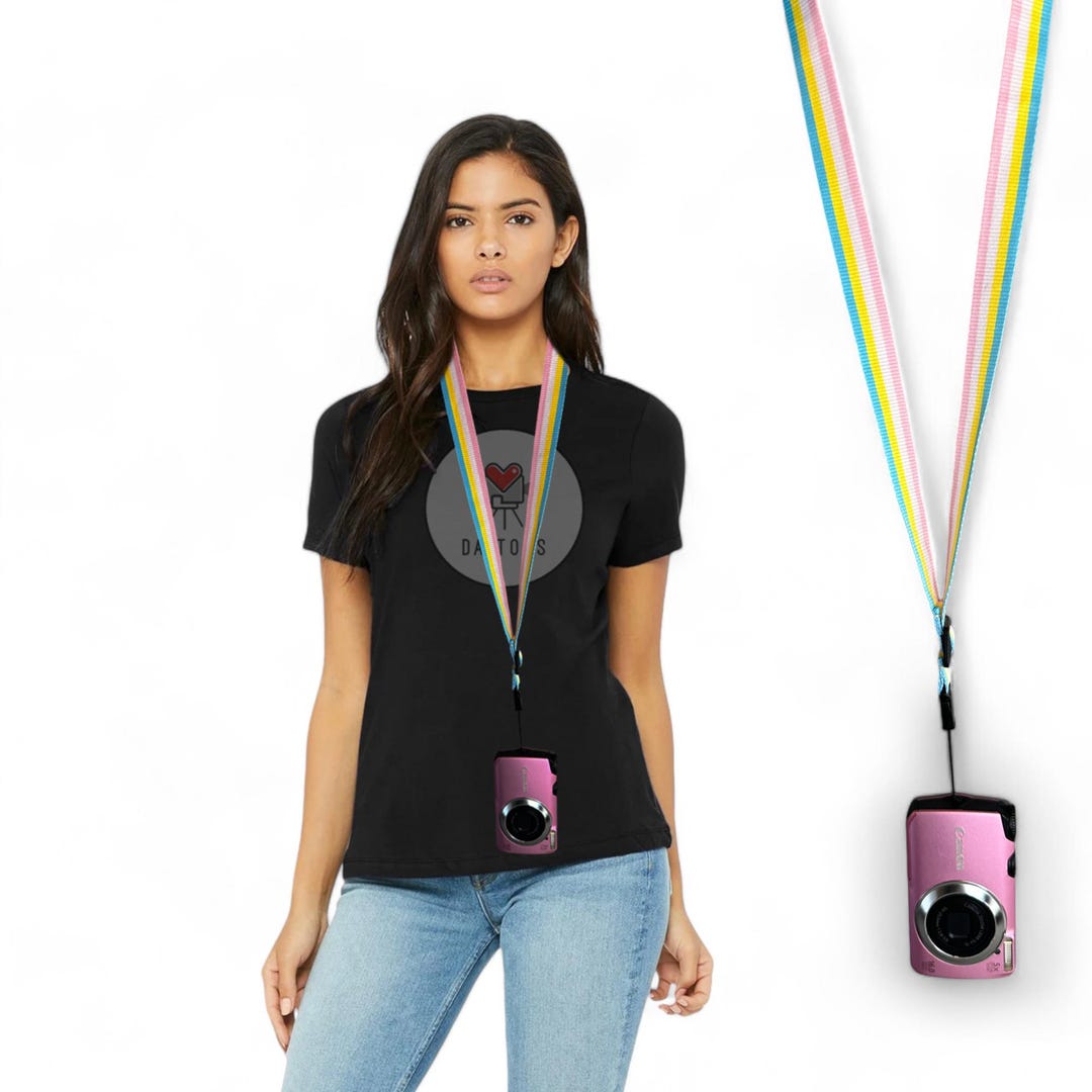Cute Camera Neck Strap for Digital & Film Cameras - Adjustable Lanyard ...