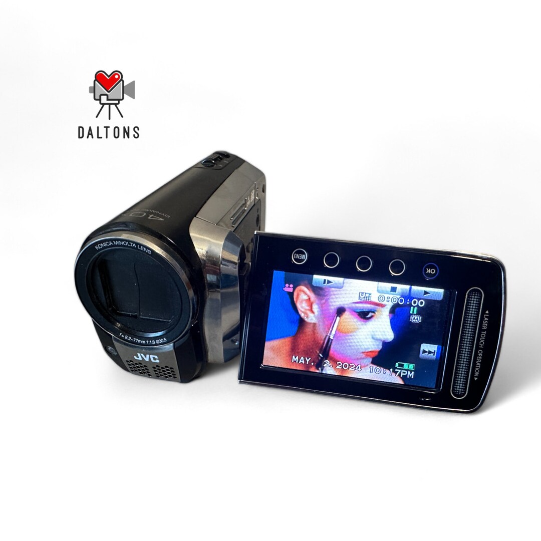 JVC Digital Camcorder Everio GZ-MS130 Black Dual Memory | Vintage Y2K ...