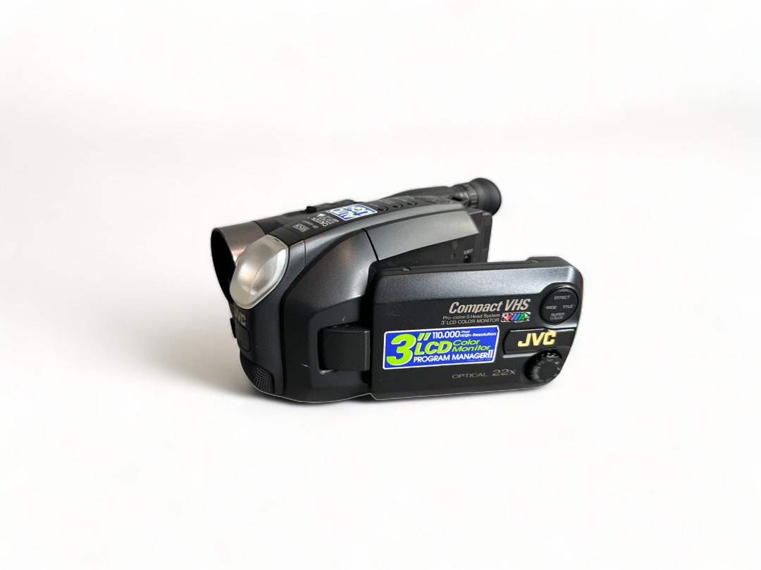 JVC Camcorder Bundle VHS-C 1990's With New Battery Cables GR-AXM100U - Etsy