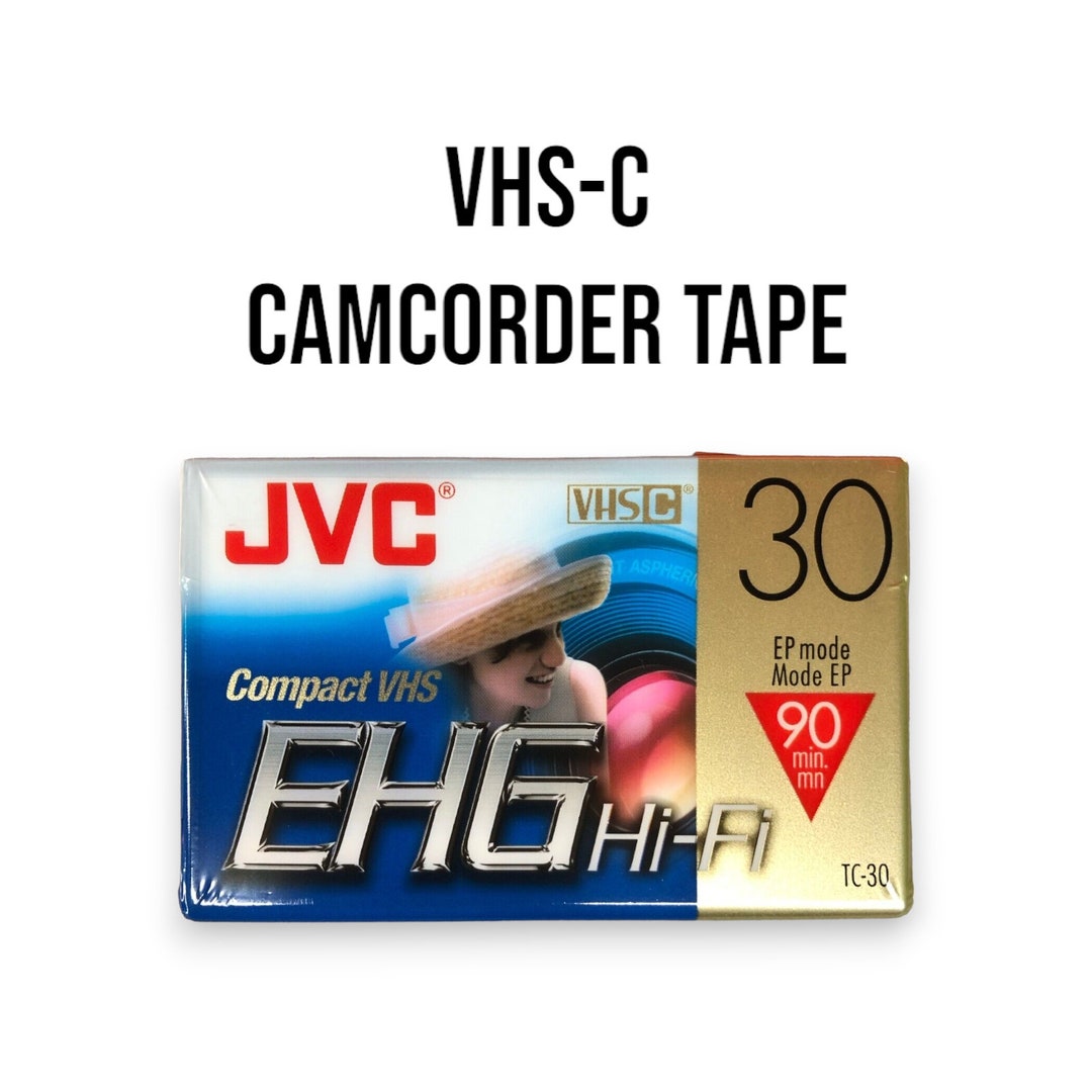 JVC TC-30EHGDU/3 High Grade VHS-C Videocassette Camcorder Tape - Etsy