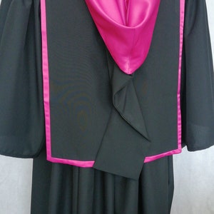 University of Glasgow PHD Graduation Gown and Hood, Luxury University ...