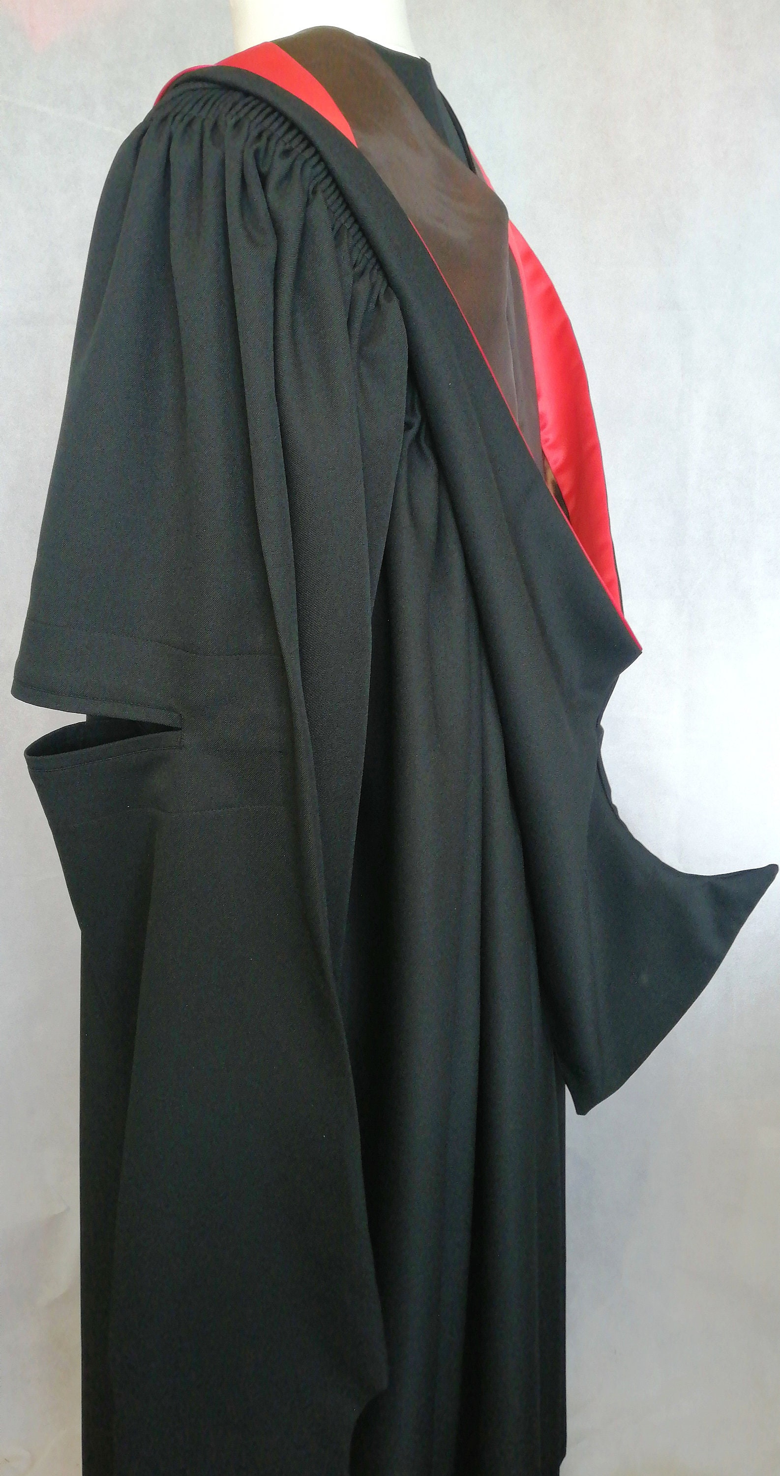 Edinburgh Phd Graduation Gown, Hood and Hat, Luxury University of ...