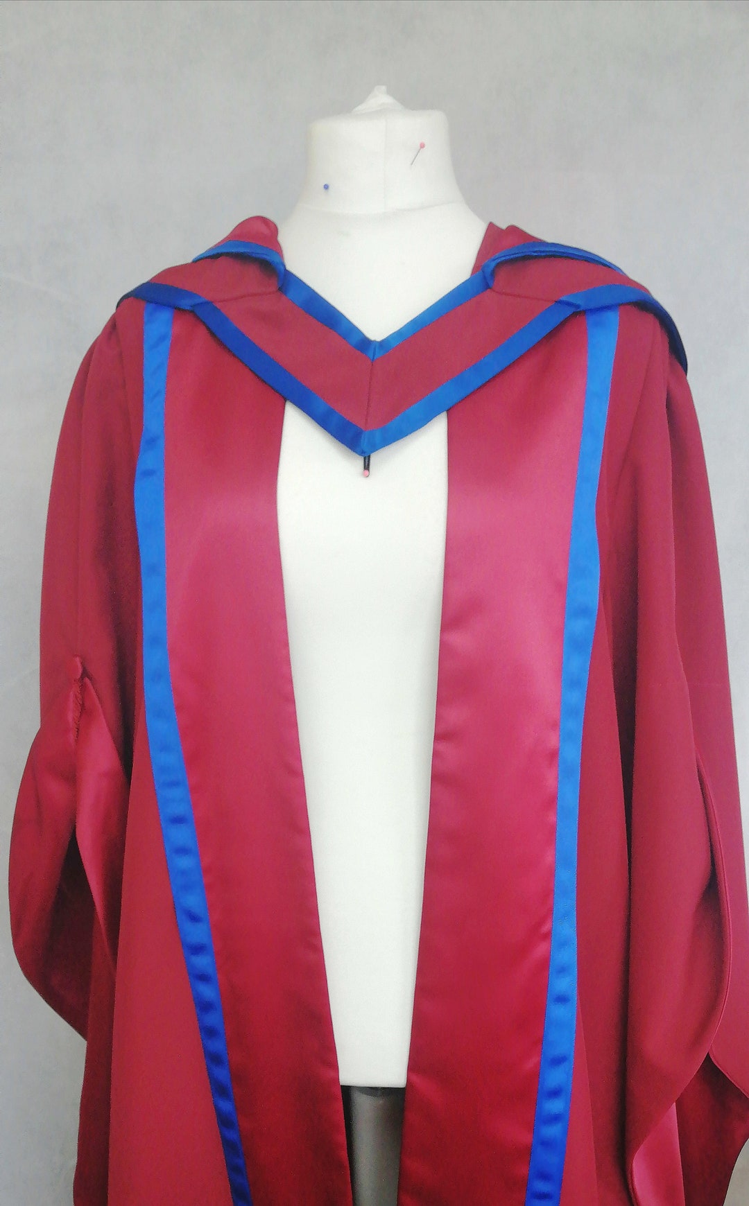 London University PHD Graduation Gown, UOL Phd Bespoke Custom Robe ...