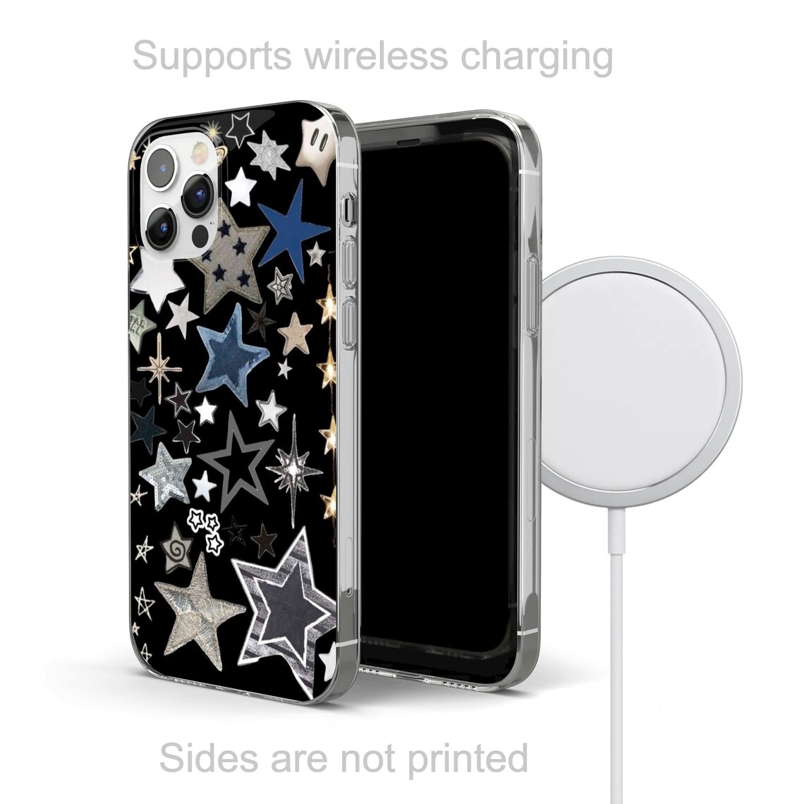 Star Phone Case Luminous Cover for iPhone 15pro, 14, 13, 12, 11, Google ...