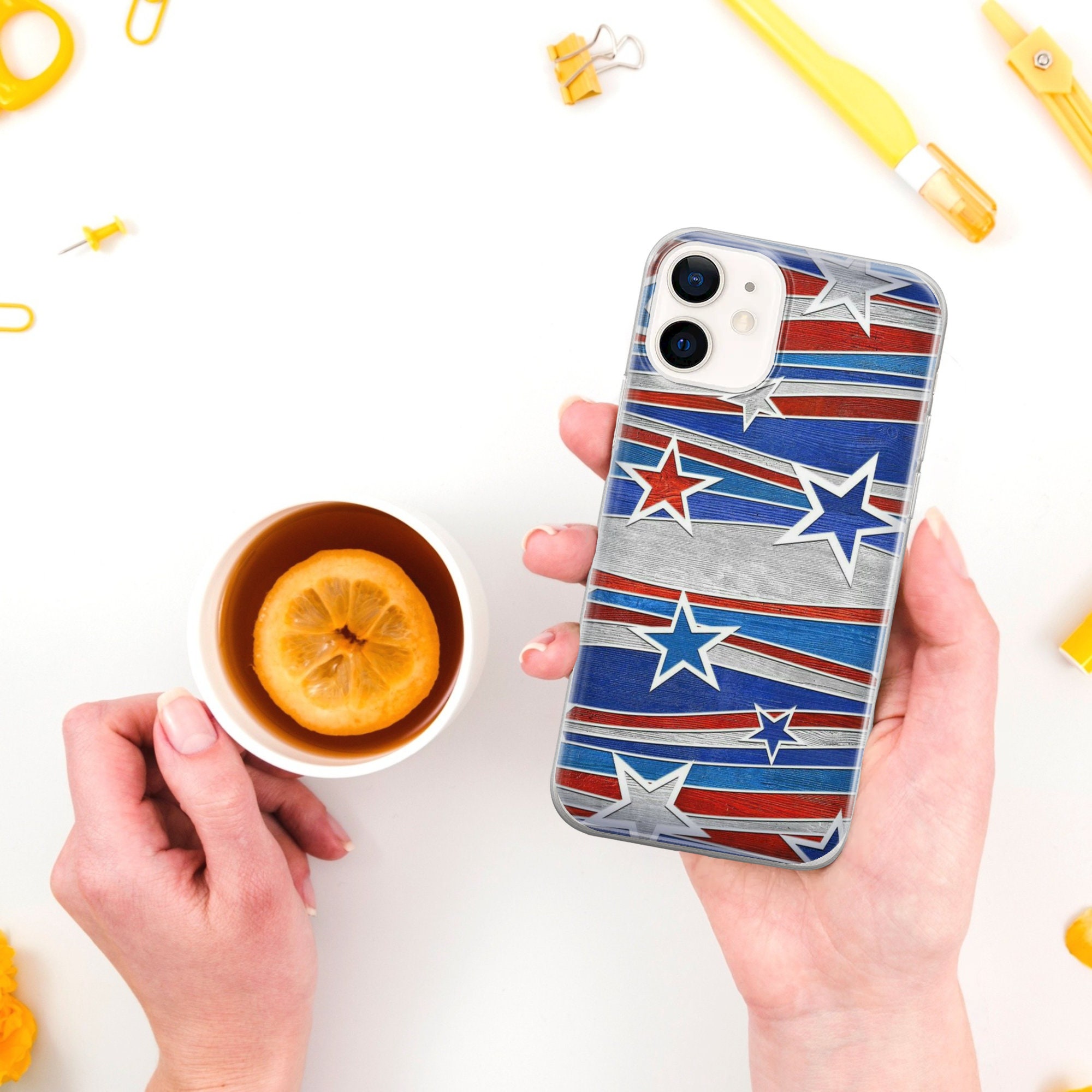 Star Phone Case Luminous Cover for iPhone 17 Pro Max, 16e, 15, 14, 12 ...