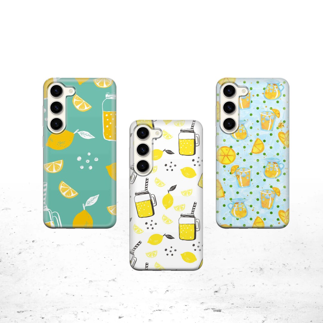 Lemon Phone Case Cocktail Cover for Samsung Galaxy S24 S23 FE S22 Pro ...