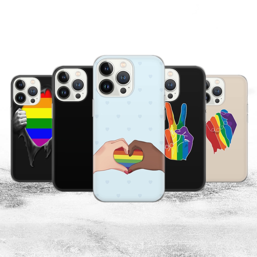 LGBT Pride Phone Case Love is Love Cover Fit for iPhone 16 Pro Max, 15 ...