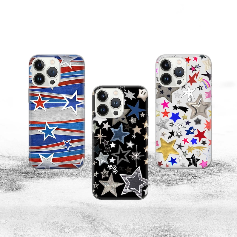 Star Phone Case Luminous Cover for iPhone 17 Pro Max, 16e, 15, 14, 12 ...
