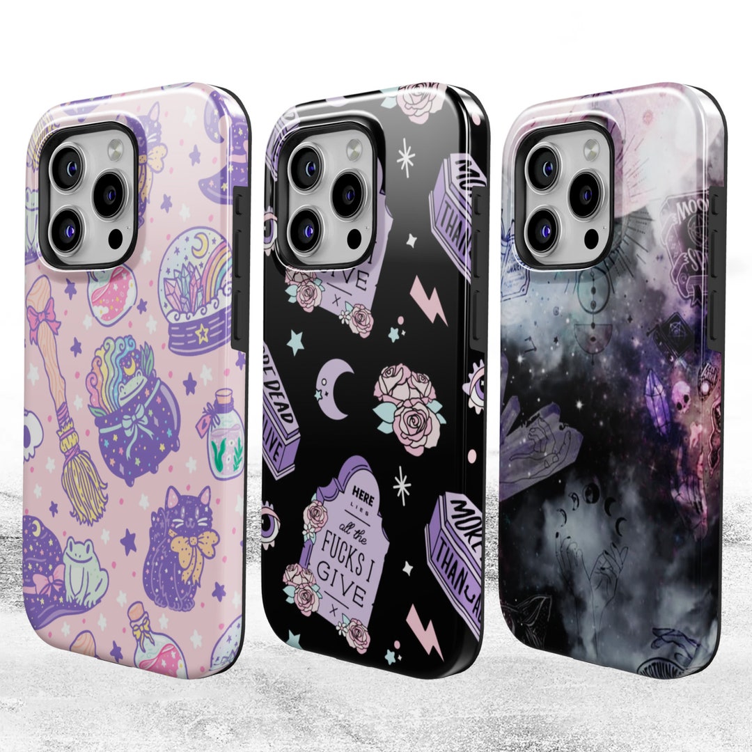 Witchy Pattern Witch Magic Phone Case Cover for iPhone 15pro, 14, 13 ...