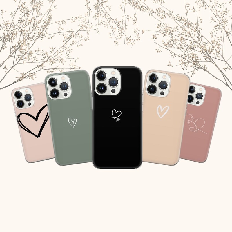 Heart iPhone Case - Etsy