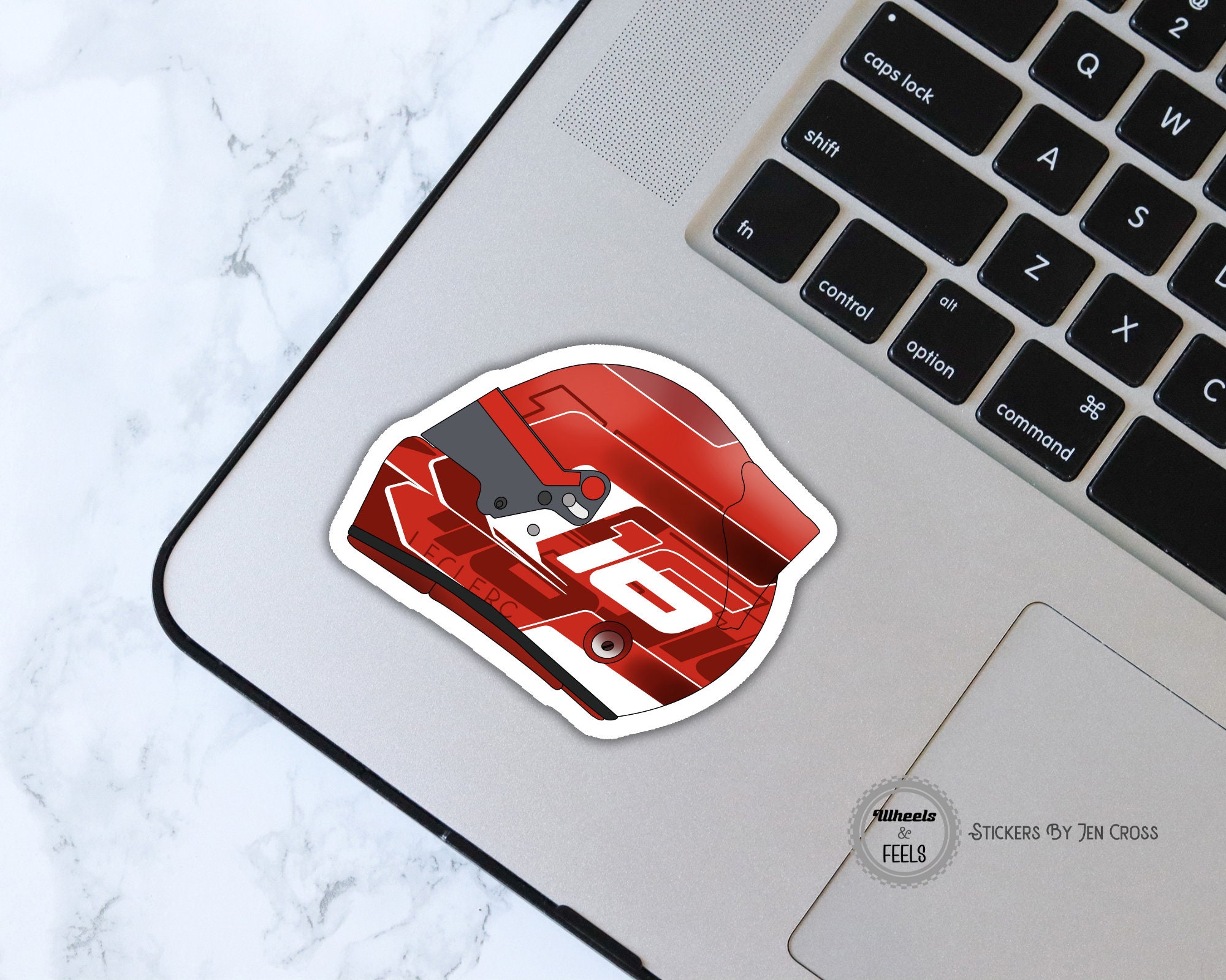 2024 Charles Leclerc F1 Helmet Sticker Waterbottle Laptop Notebook - Etsy