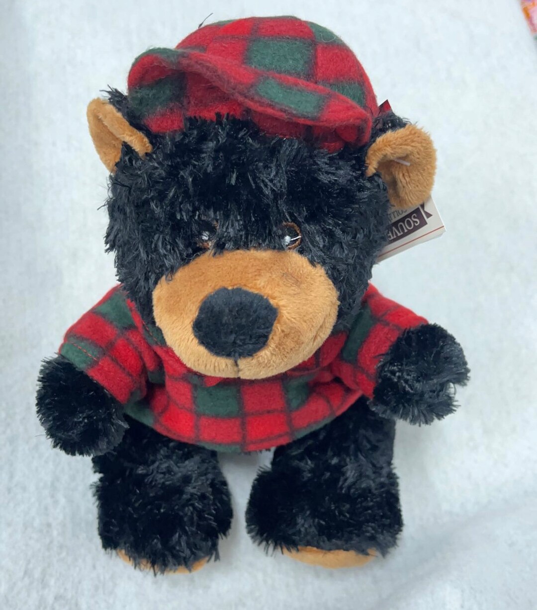 Lumberjack Stuffed Bear - Etsy