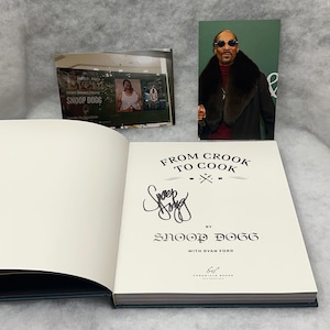 Signed Snoop Dogg Cookbook from Crook to Cook - Etsy