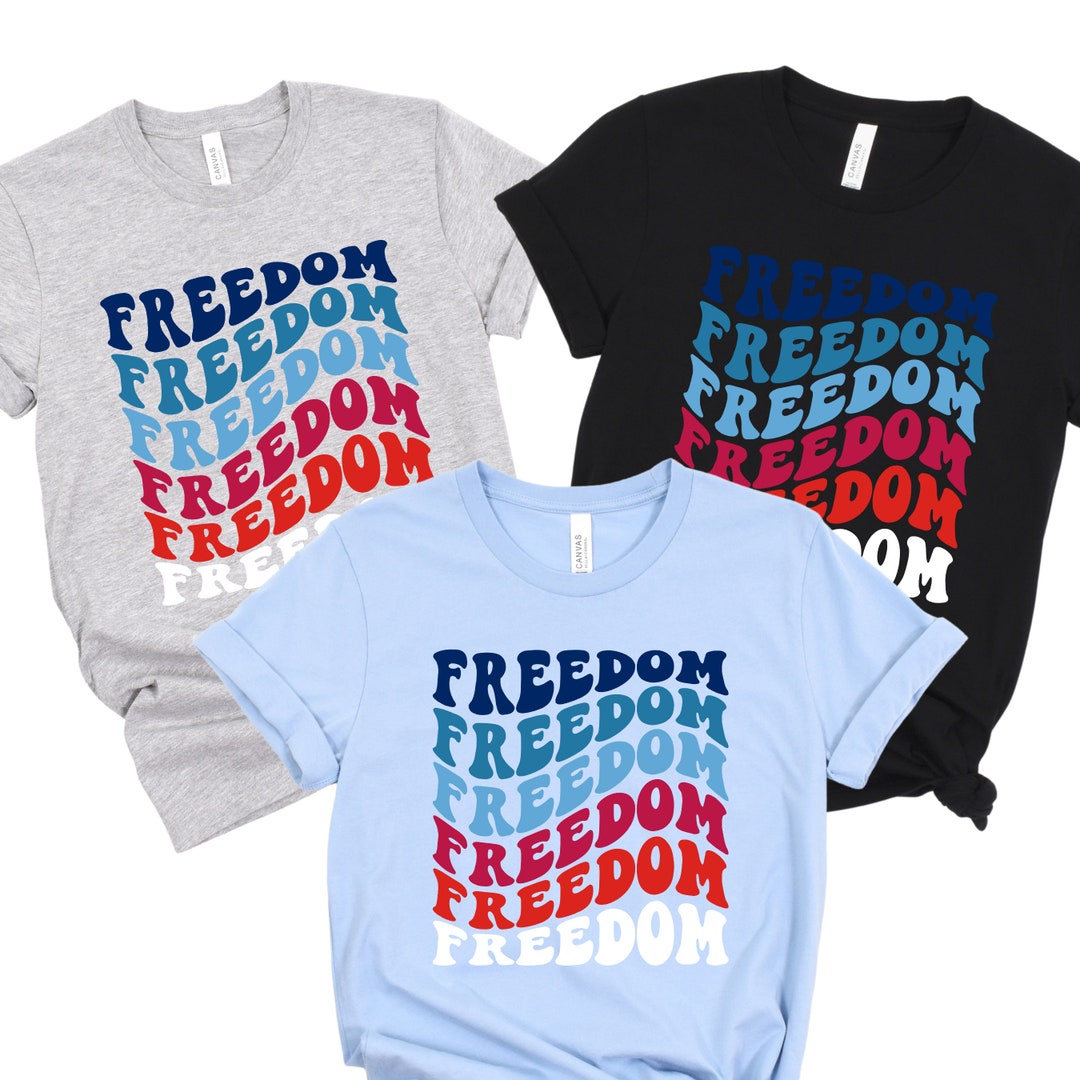 Freedom Shirt Patriotic Fourth of July Shirt Matching 4th of July Shirt ...