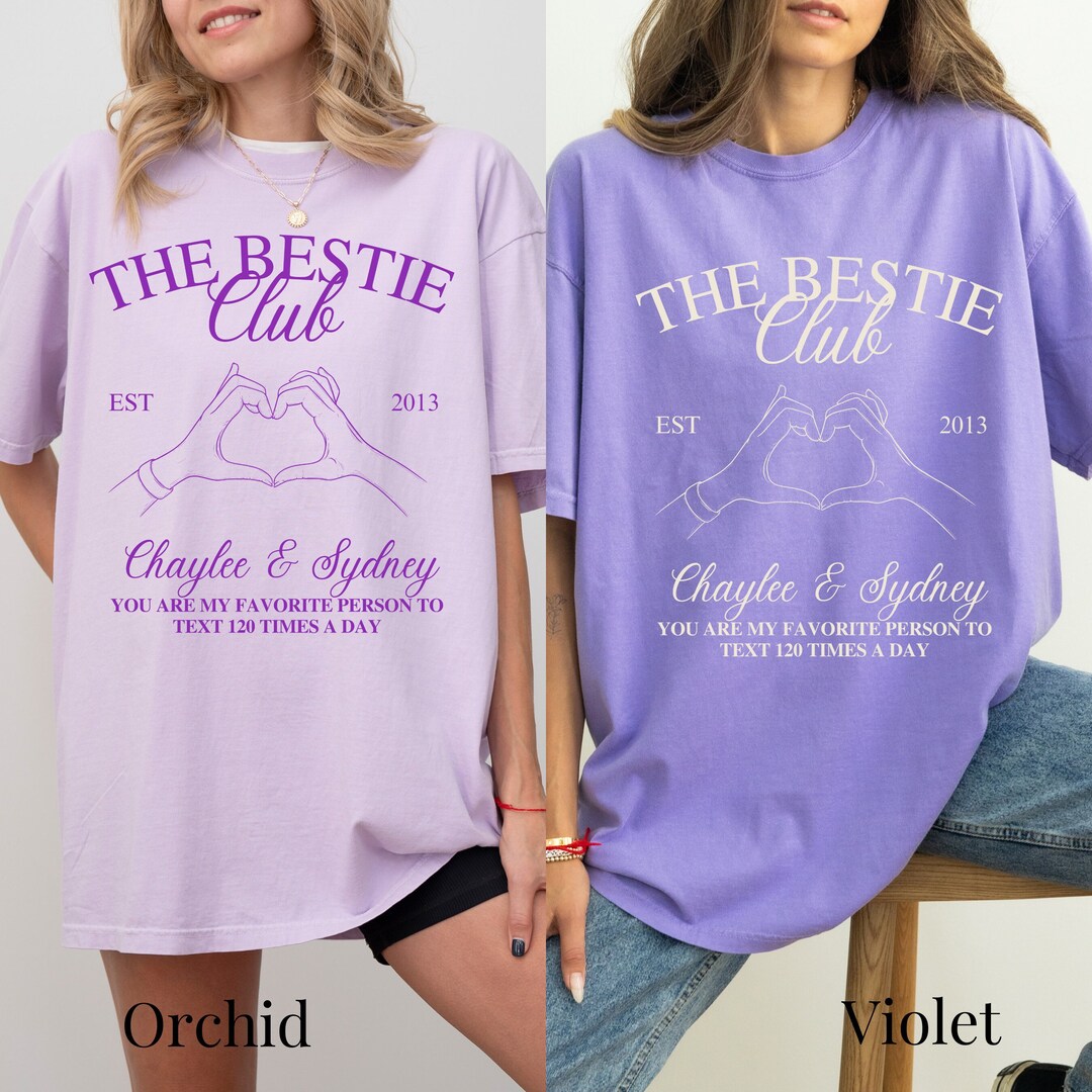 Personalized Best Friend Shirt Custom Best Friend Gift Funny Best ...