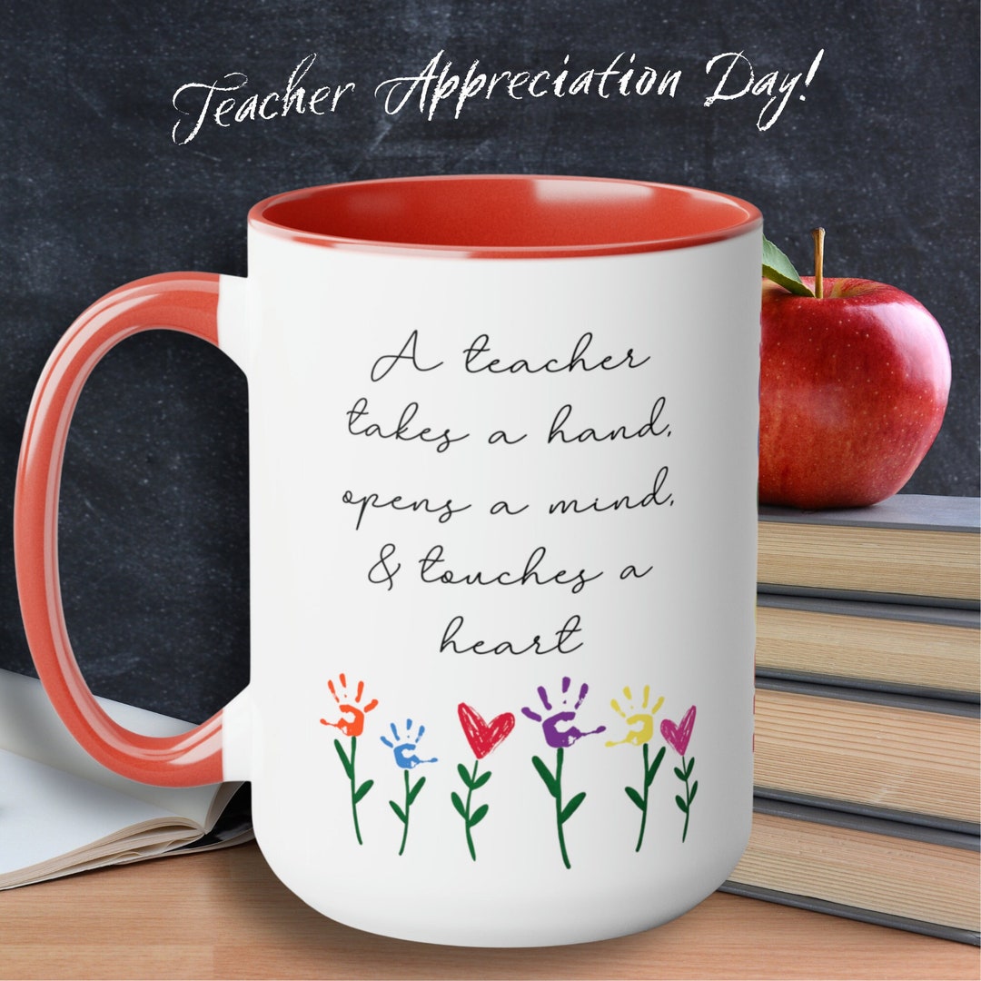 Personalized Teacher Mug Teacher Appreciation Gift Grade School Teacher ...