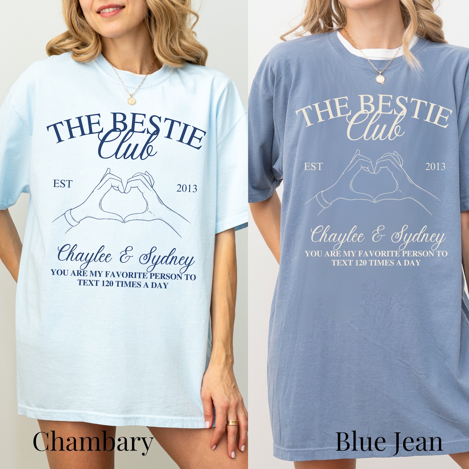 Personalized Best Friend Shirt Custom Best Friend Gift Funny Best ...