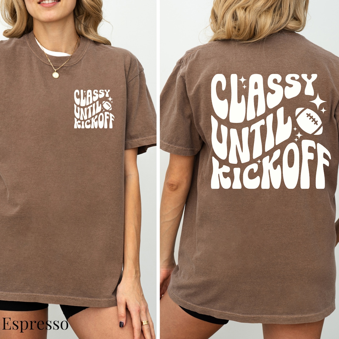 Funny Football Shirt Womens Hilarious Football Fan Tshirt Kickoff Shirt ...