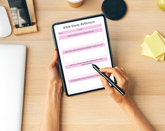 Bible Study Reflection Sheet Bible Study Printable Printable Template ...