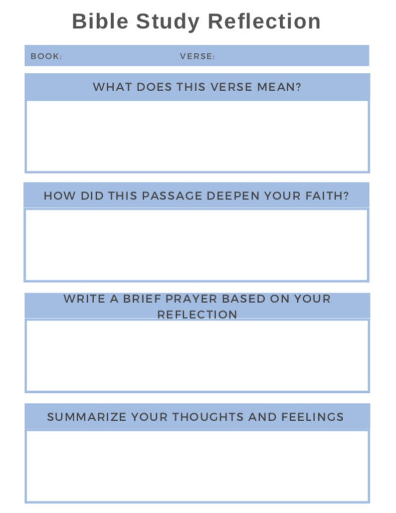 Christian Bible Study Printable Women's Bible Study Bible Study ...