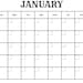 Blank Monthly Calendar, Printable Calendar, Sunday Start, Monday Start ...