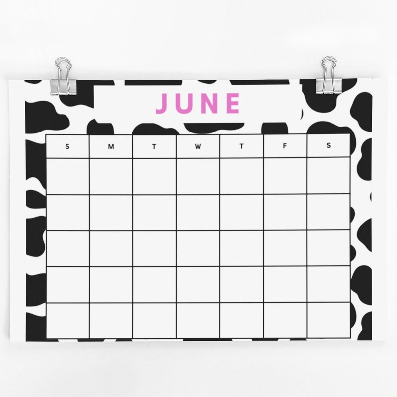Preppy Calendar - Etsy