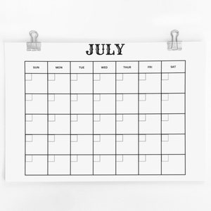Blank Monthly Calendar Download Printable Monthly Calendar Printable ...