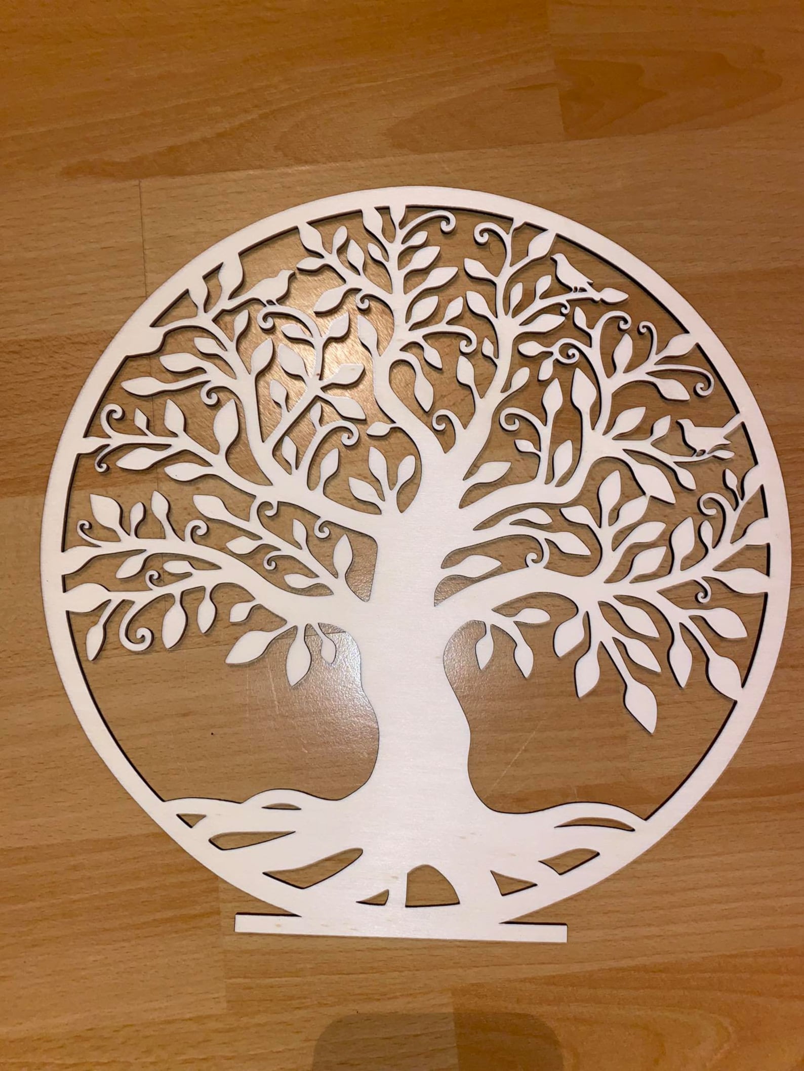 Tree of Life Birds With Stand Laser Cut-engraving Template Svg, Dxf, Ai ...