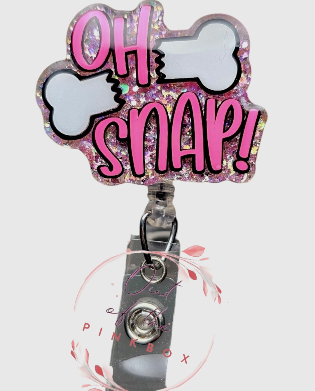 Oh Snap Broken Bone Badge Reel: Orthopedic Nurse Gift - Etsy
