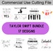 Taylor Swift Bundle Svg, Taylors Version Svg Bundle, Swift Svg Bundle ...