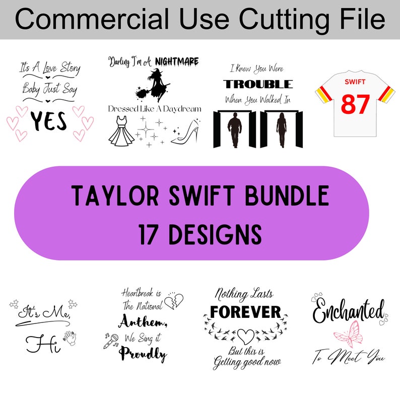 Taylor Swift Bundle Svg, Taylors Version Svg Bundle, Swift Svg Bundle ...