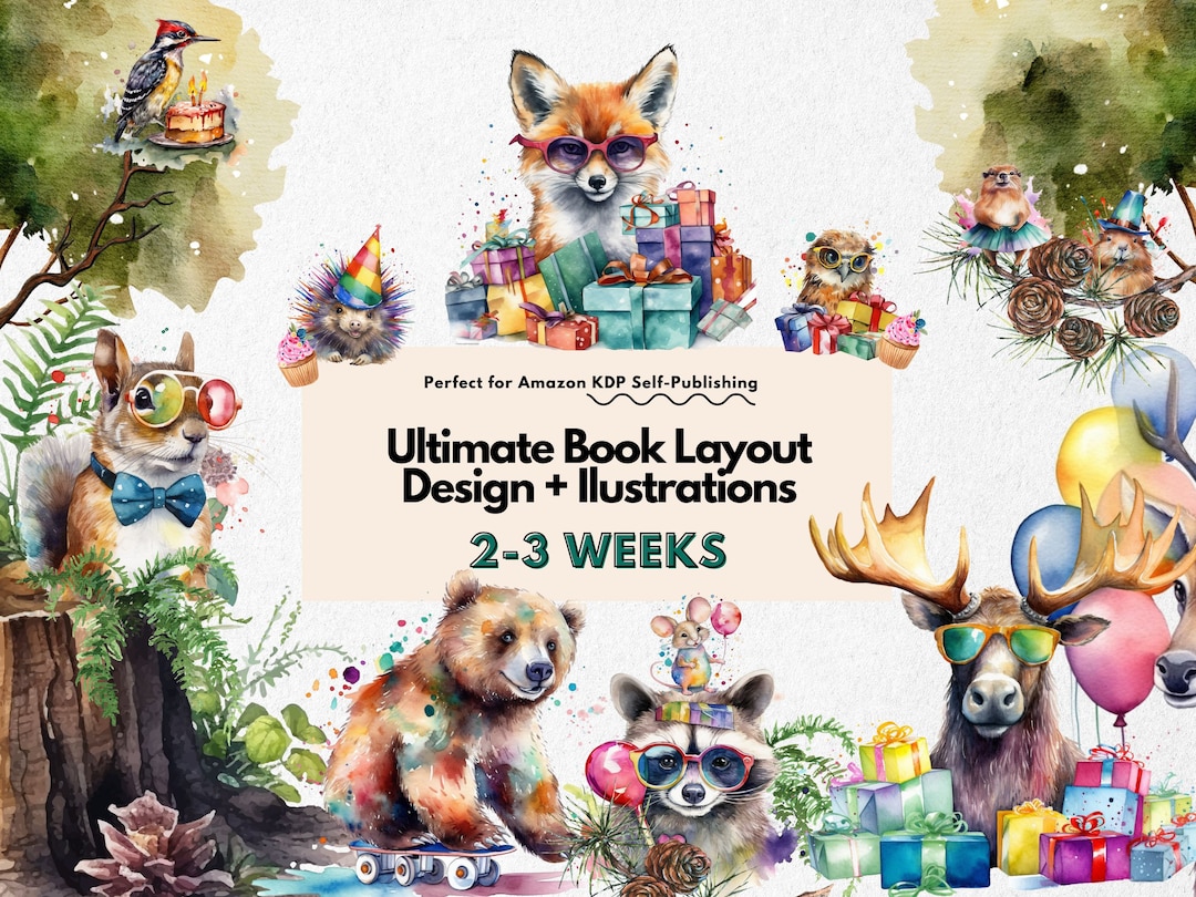 Ultimate Children's Book Layout Design and Illustrations - Etsy