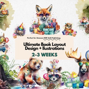 Ultimate Children's Book Layout Design and Illustrations - Etsy